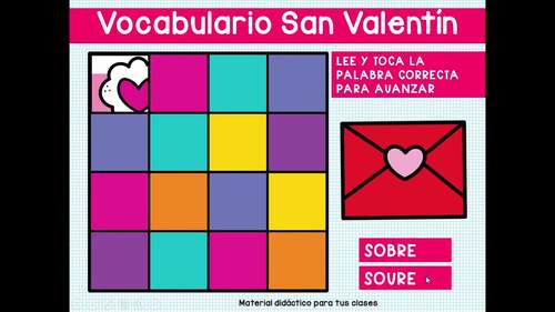 Vocabulario de San Valentín | PowerPoint | Spanish Resources | TpT