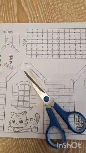 Printable 3D Paper Houses - Color, Cut & Assemble Fun Craft for Kids ...