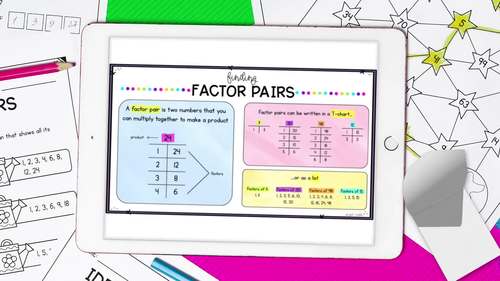 Factors & Multiples - Prime & Composite Numbers - 4th Grade Math Unit 4 ...