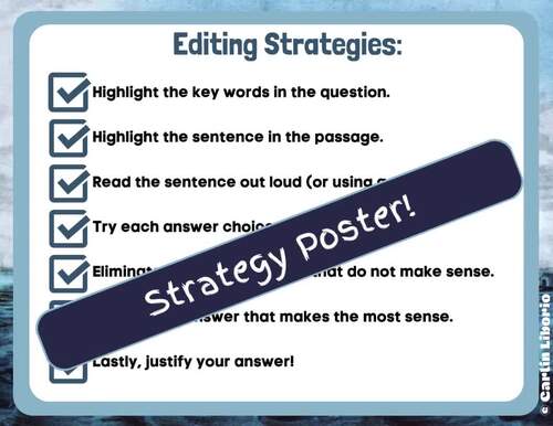 8th Grade EDITING Set #7 STAAR Practice integrated with Social Studies TEKS