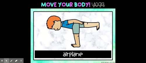 Move Your Body! Digital Yoga Break by Sprinkle it with French | TPT