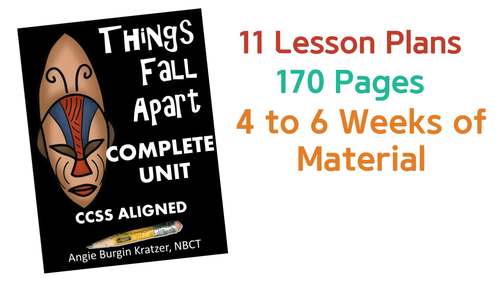 Things Fall Apart Complete Unit {CCSS Aligned} by Angie Kratzer | TpT