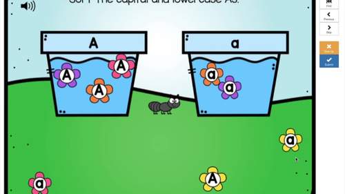 Boom Cards Alphabet Letter A by First Grade Maestra Trisha Hyde