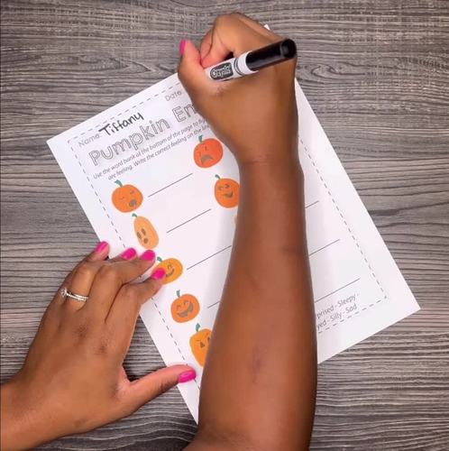 Halloween SEL Activity - Pumpkin Feelings by The Counselor Code | TpT