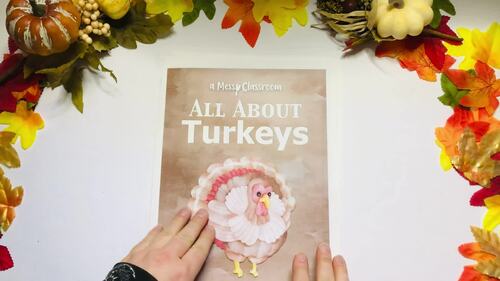 Turkeys Nonfiction Text Feature RI.2.5 Task Card Scavenger Hunt 2nd Gr Lesson