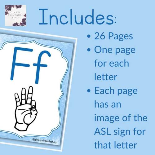 ASL Activity Bundle by GinasPrintableShop | TPT