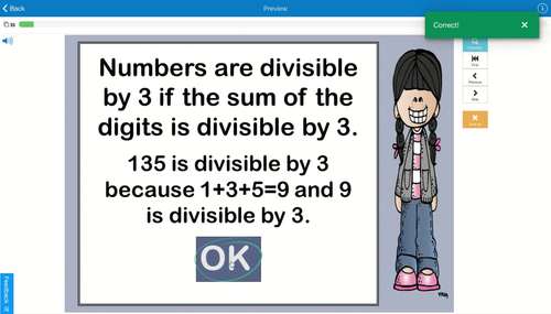Divisibility Rules Boom Cards - Self Correcting and Interactive | TPT