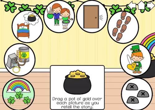 The Night Before St. Patrick's Day Book Companion | Boom Cards for Speech