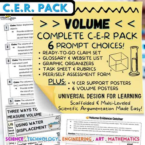 CER Measuring Volume Scientific Arguments: 6 Claim Options & More ...