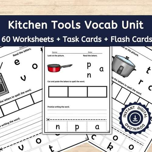 Sight Word Vocabulary Worksheets for Special Education - Kitchen Tools ...