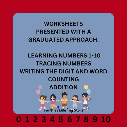 Numbers and Counting and Beginning Counting Worksheets | TPT