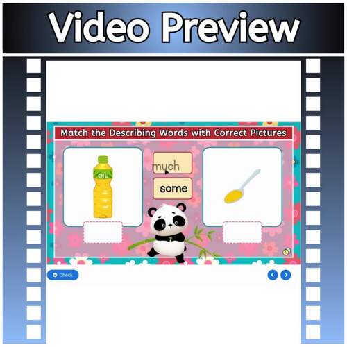 Match the Describing Words with Correct Pictures: Quantity Digital ...