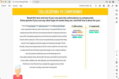 ESL Advanced Lesson: Learn about Collocations & Unusual Collocation in ...