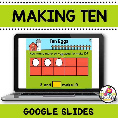 Make Ten Math Task Cards on Interactive Google Slides by The Homeroom ...
