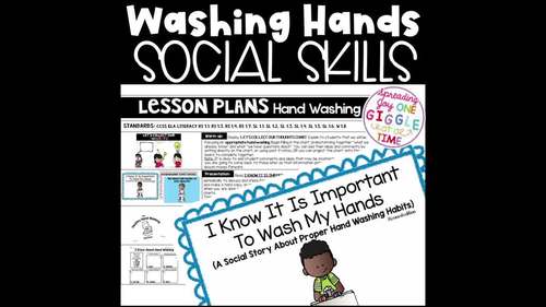 Washing Hands | Social Skills by One Giggle At A Time | TpT