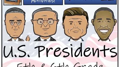U.S. Presidents Volume 2 Close Reading Activity Bundle | 5th Grade ...