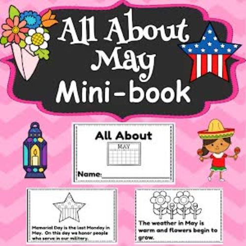 Months of the Year Printable Mini Book by Live Learning Love Learning