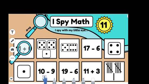 I Spy Math 11-20 Interactive Seesaw & Google Classroom Activity | TPT