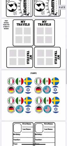 Holidays around the World Passport & Suitcase by Kindergarten Kitties