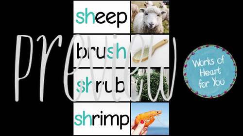 Digraph sh - 3 levels of reading - single words, emergent readers & a ...