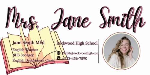 Customizable Canva Book Flipping with Photo Animated Teacher Email ...