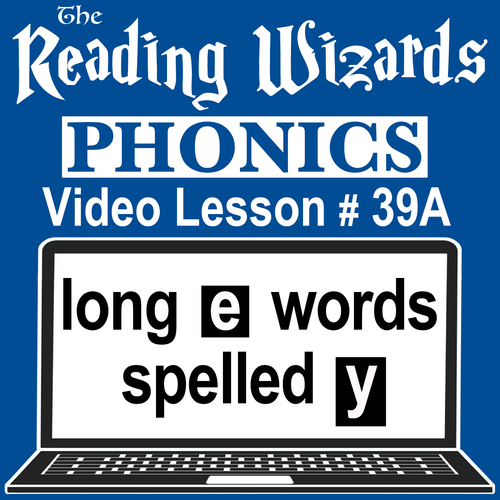 Phonics Video/Easel Lesson - Long E Words Spelled with Y - Reading ...