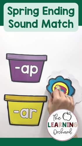 SPRING CVC WORD FAMILIES Short A Sort for Literacy Centers in March ...
