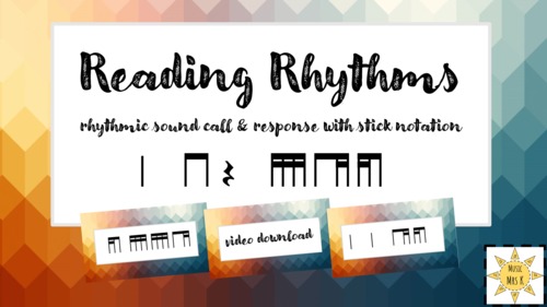 Rhythm Reading 8C: 16th-8th Note & 8th-16th Note Combo (Stick Notation ...