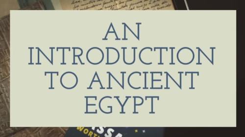 An Introduction to Ancient Egypt by Passages Worth Assigning | TPT