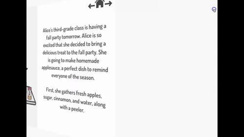 Alice's Applesauce Mixed Group Boom Cards™ - Speech and Language Therapy