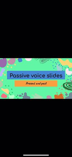 Passive voice slides - present and past - to revise forming questions ...