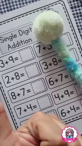 Differentiated Single Digit Addition Worksheets | Basic Addition to 20 ...