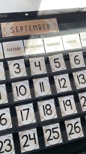 Floral Boho Classroom Decor: CALENDAR KIT by Learning with Kiki | TpT