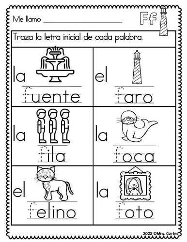 Fonética K-1: De sonidos a sílabas- Letra Ff by mrscortes | TPT