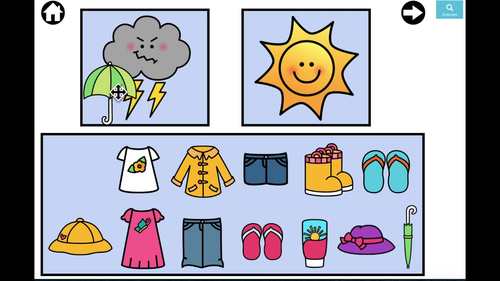 Build a Scene: Weather Theme (Boom™ Cards) by The Chatty Classroom