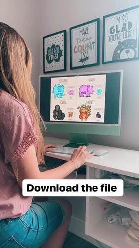 Zoo Animals Partner Pairing Cards | Classroom Management | TPT