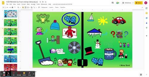 FIND IT! - Winter - Google Slides™ by GroovyGarden | TPT