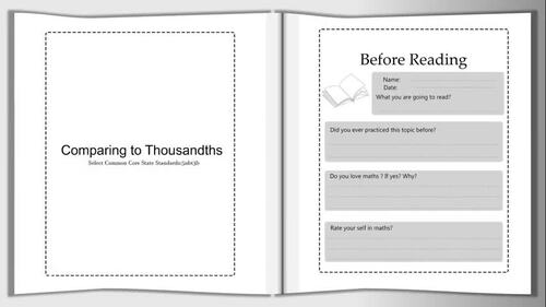 Comparing Decimals-5.NBT.3B-5th Grade-Bundle by Nest by Brainwave Books
