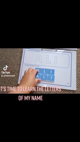 Name Book Binder activities/Name mat/Handwriting practice/name writing
