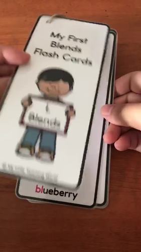 Beginning Blends Picture Flash Cards by My Little Teaching World