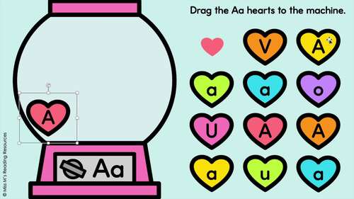 Valentines Day Phonics Games Letter Recognition Letter Match ...