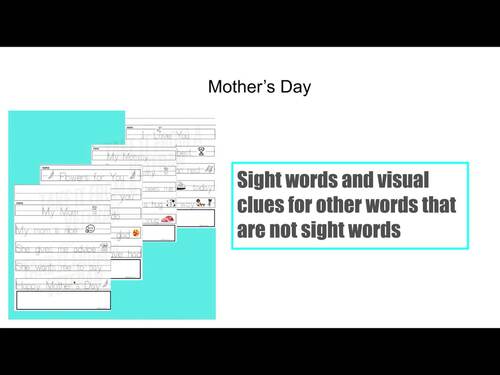 Preschool Kindergarten First Grade Sight Word Seasonal Activities