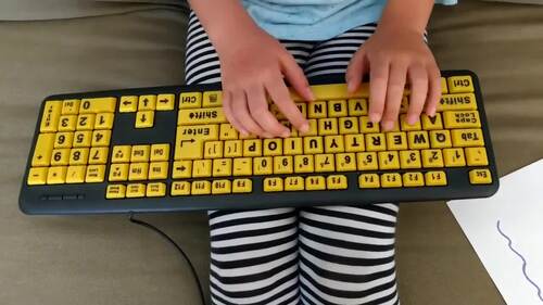 QWERTY Island Keys - Level 10 - Typewriter Trivia by Keyboarding Arts