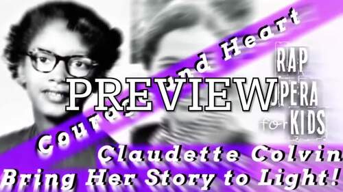Claudette Colvin Reading Passage Activities Using Rap Song | TPT