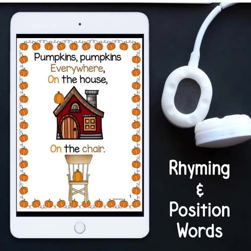 Positional Words Activities Rhyming Words Pumpkins Google™ AND ...