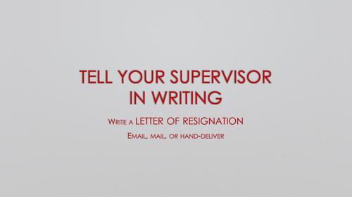 Resignation letter for when I need to quit my job by Jim Kay | TPT