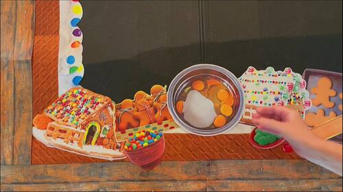 Gingerbread Bulletin Board Kit Holiday Decor Christmas Theme | TPT