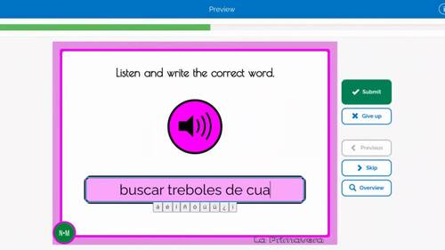 Spanish Boom Cards: Actividades de Primavera-Spring Activities (Listen ...