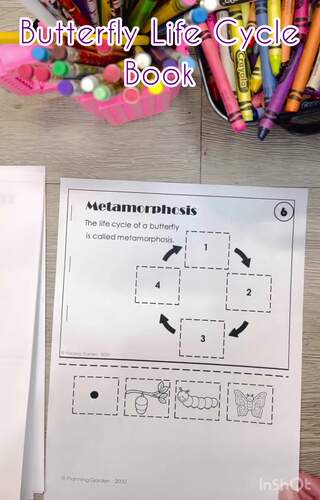 Butterfly Life Cycle Book {bugs, insects, butterfly, life cycle ...