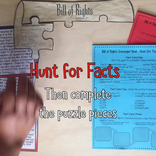 Bill of Rights Activity | Freedom Week | Constitution Day activities